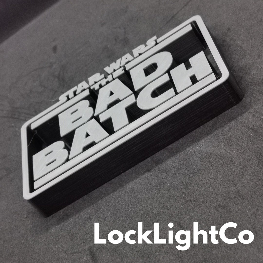 Floating the Bad Batch Sign 3D Printed Display Gift - Etsy Australia