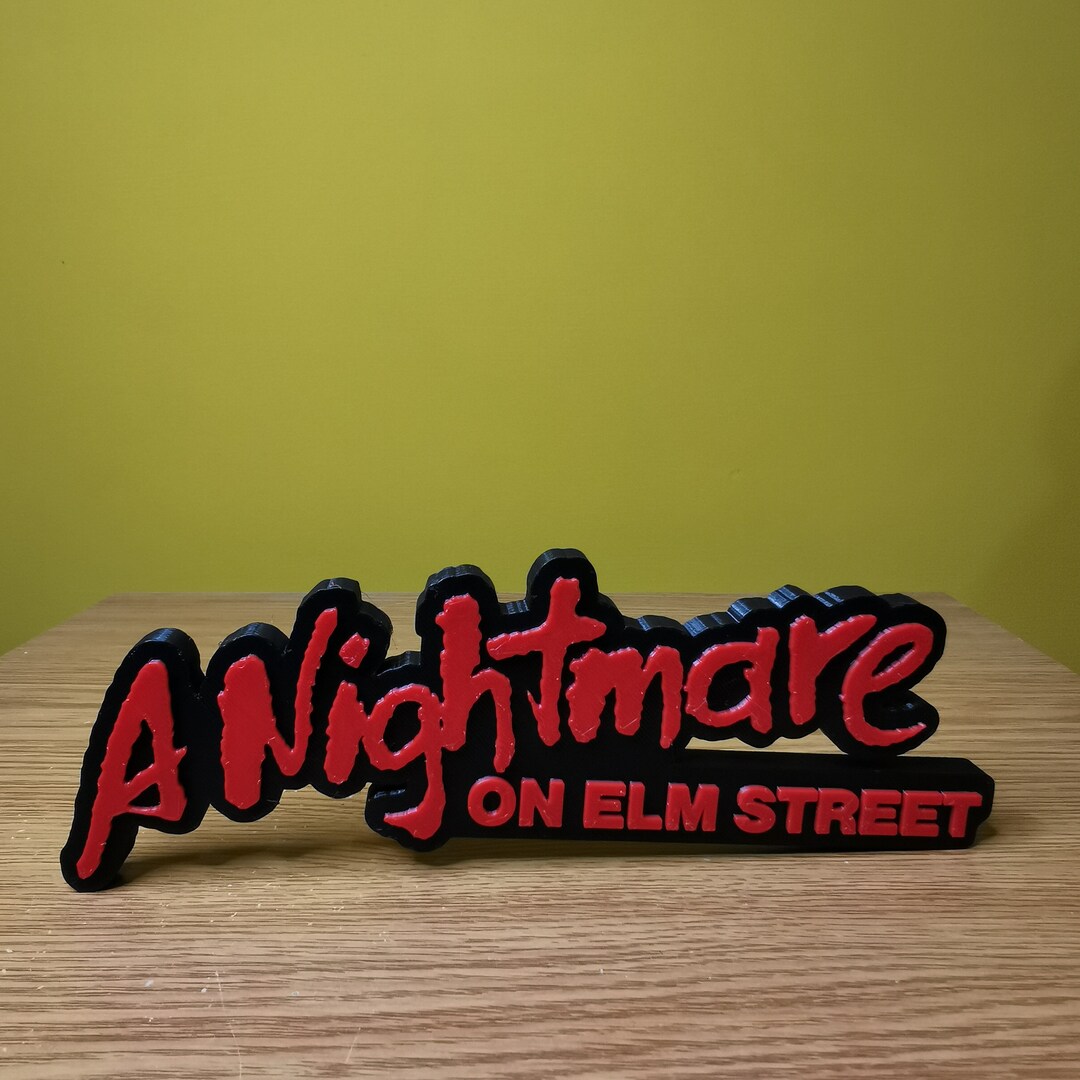 A Nightmare on Elm Street Logo Sign V1 - Etsy