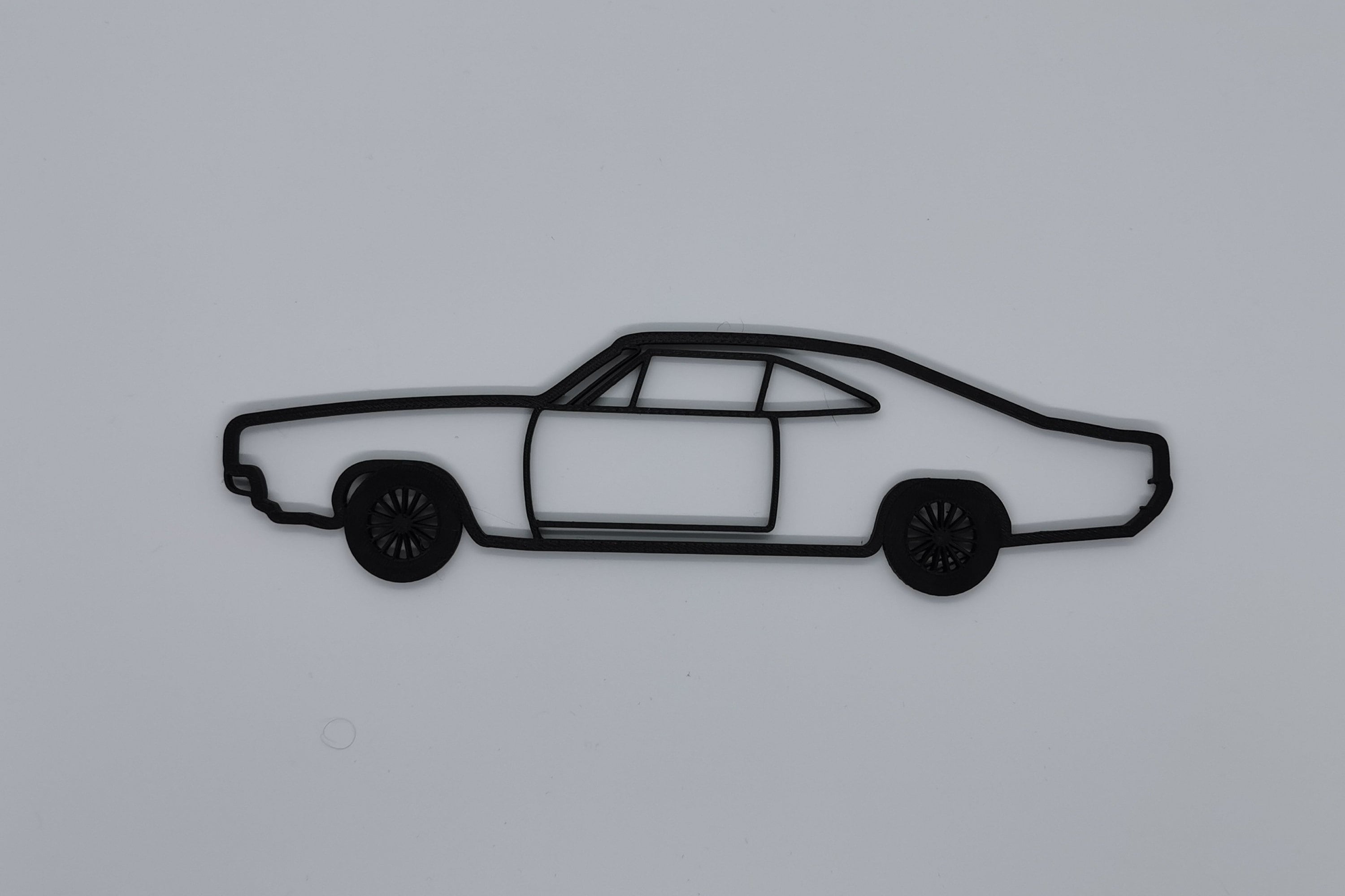 1969 Dodge Charger With Blower Drawing