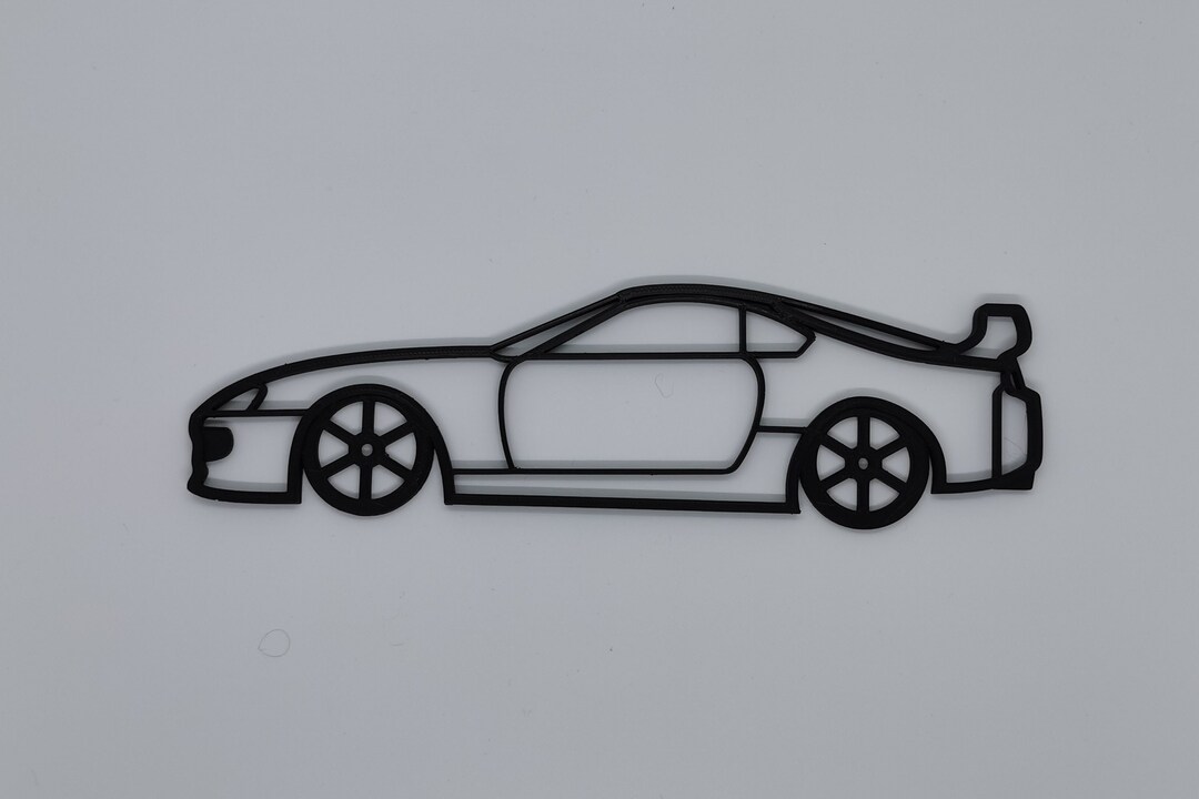 Mk4 Toyota Supra Wall Racer! - 3D Printed - Wall Art - Gift - Etsy
