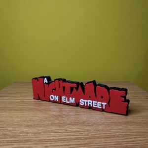 A Nightmare on Elm Street Logo Sign V2 - Etsy
