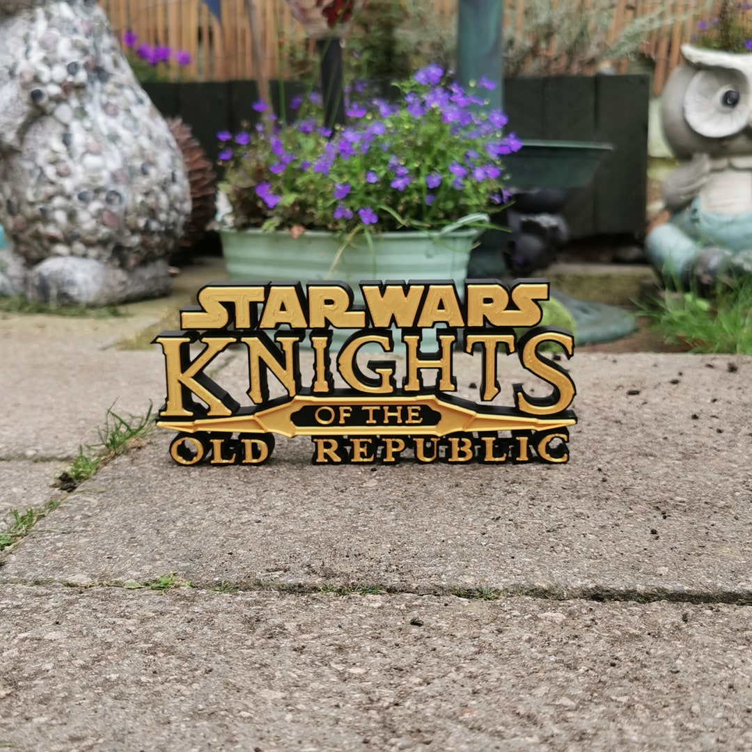 Knights of the Old Republic Logo Sign 3D Printed - Etsy