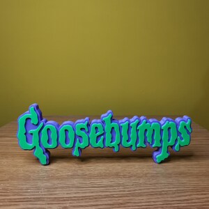 Goosebumps Movie Logo Sign - Horror - Etsy