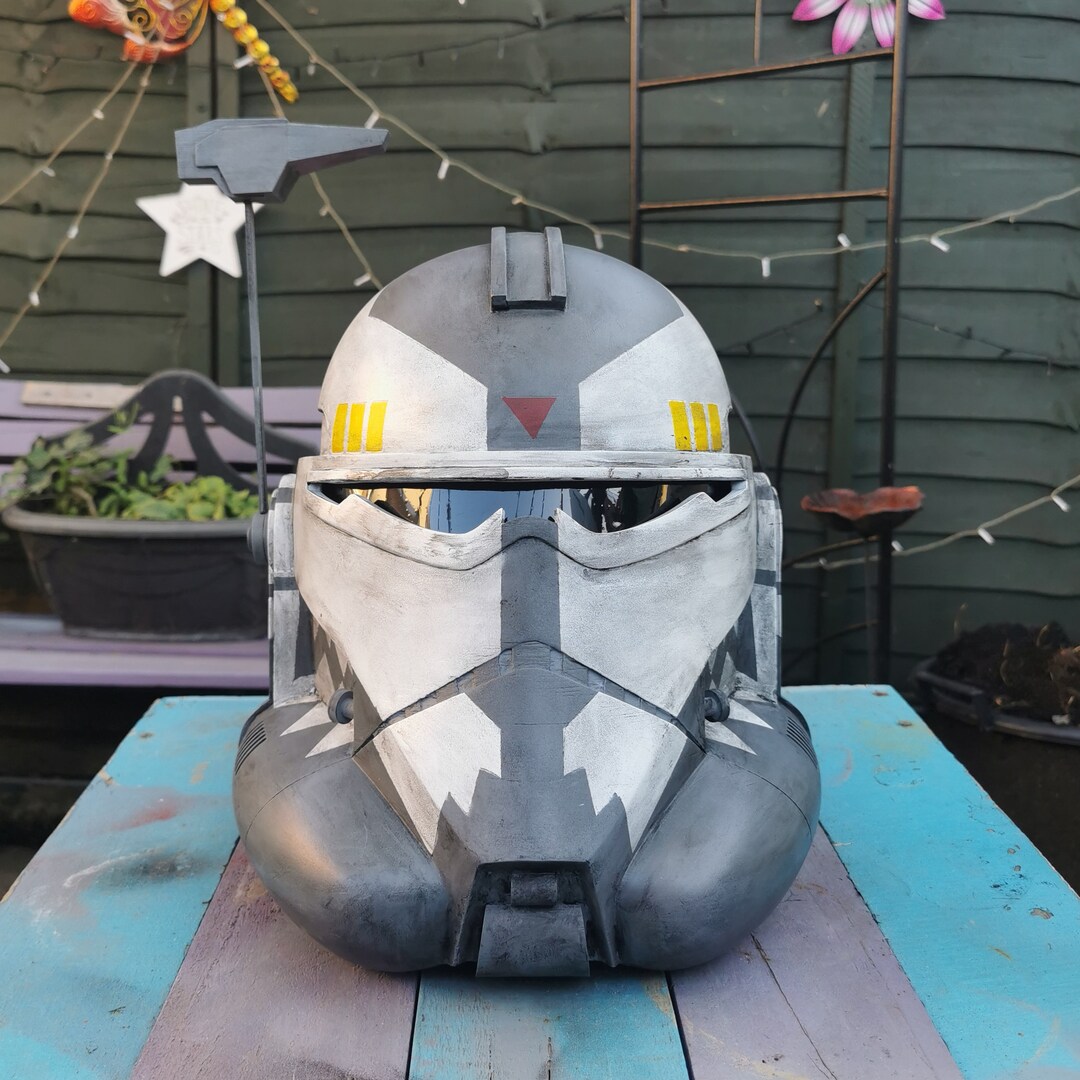 Commander Wolffe Helmet Clone Wars Prop Collectible 3D Printed - Etsy