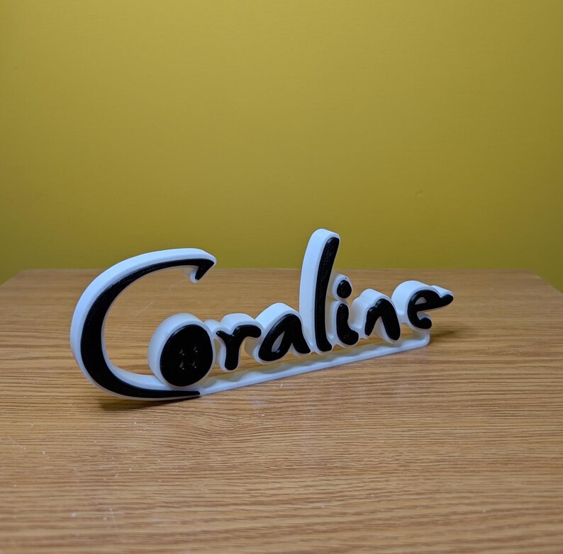 Coraline Freestanding Movie Sign - Animation - Etsy