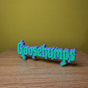 Goosebumps Movie Logo Sign - Horror - Etsy