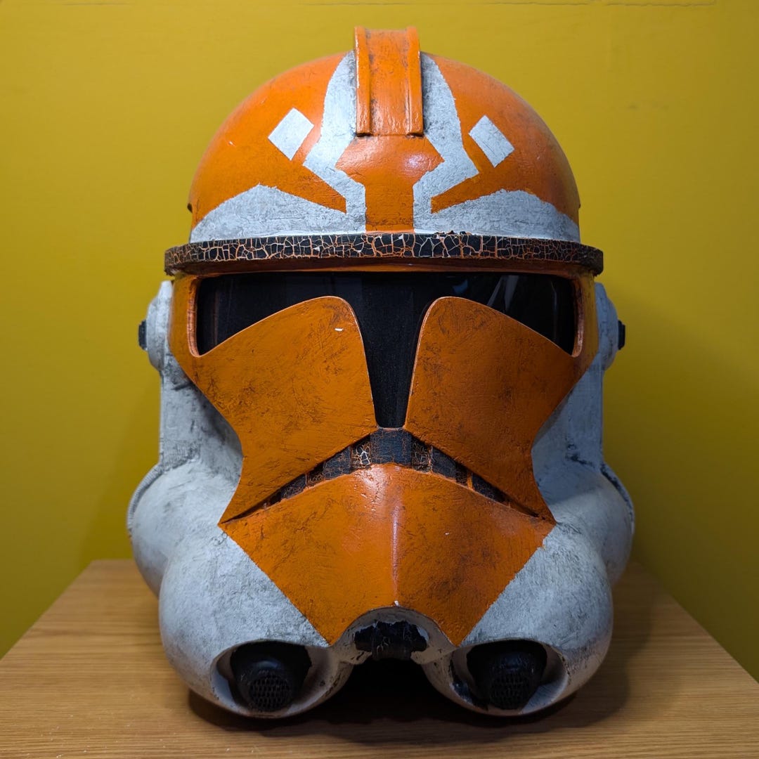ROTS Phase II Clone Trooper Helmet: Star Wars Cosplay, Custom Style - Etsy