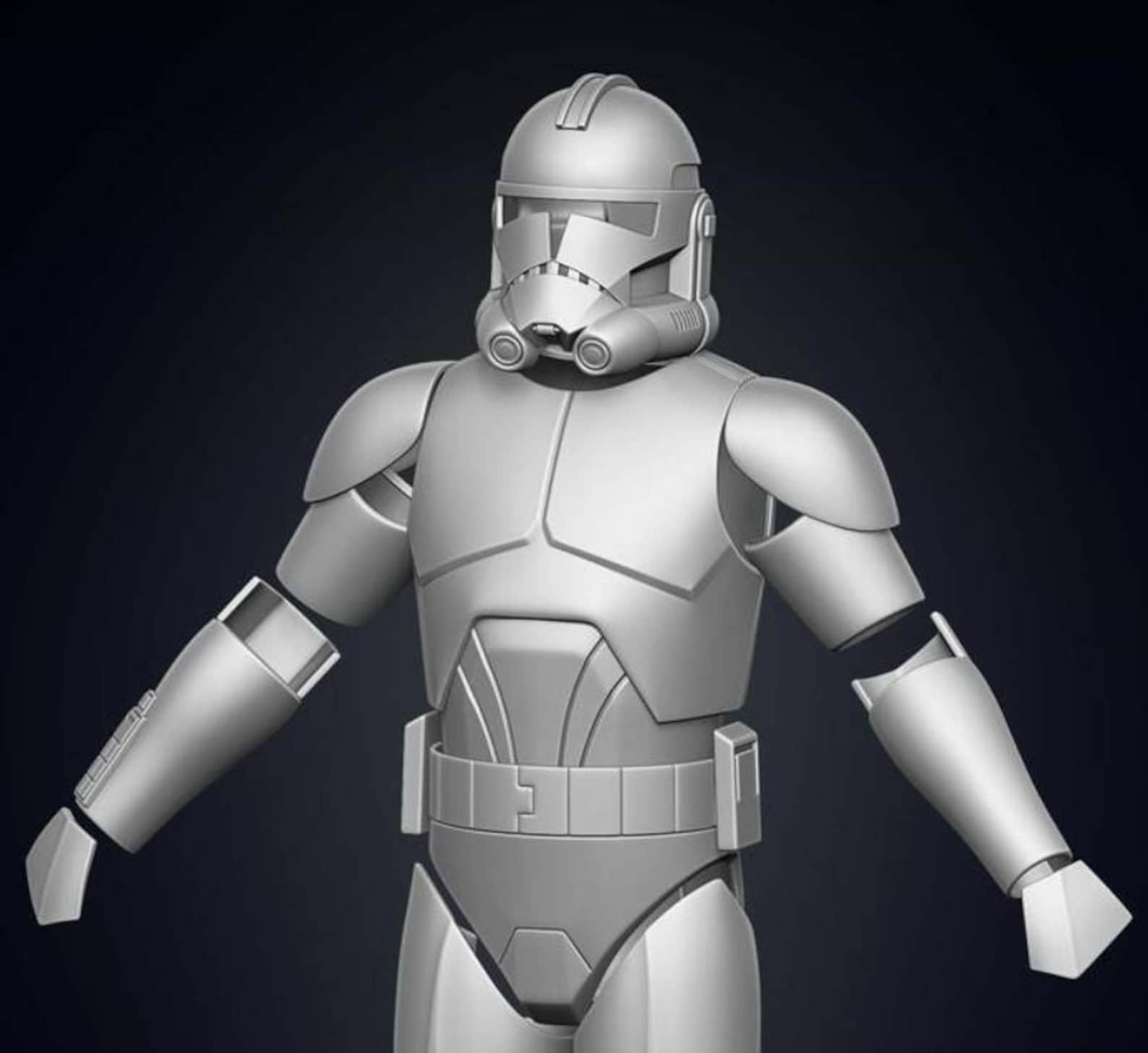 Phase 2 Animated Clone Trooper Wearable Armour - Highly Accurate DIY ...