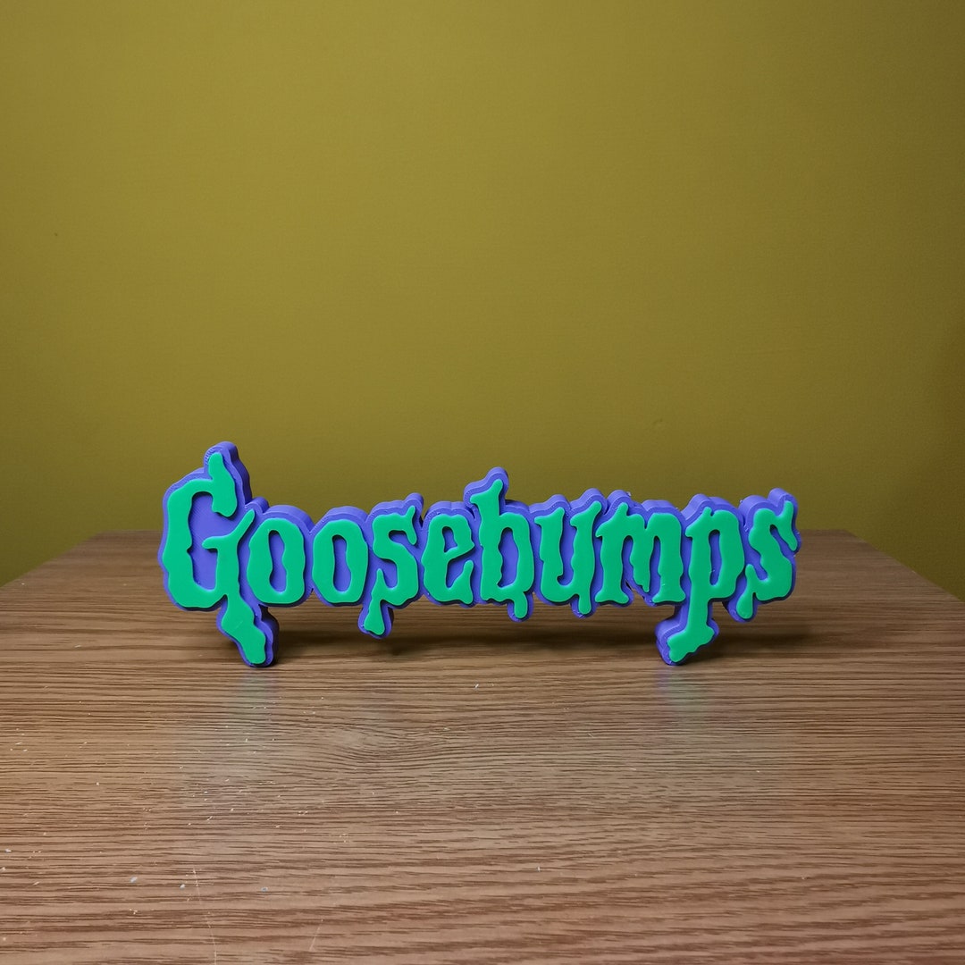 Goosebumps Movie Logo Sign - Horror - Etsy