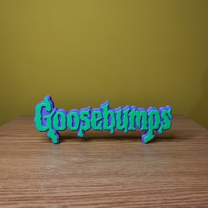 Goosebumps Movie Logo Sign - Horror - Etsy