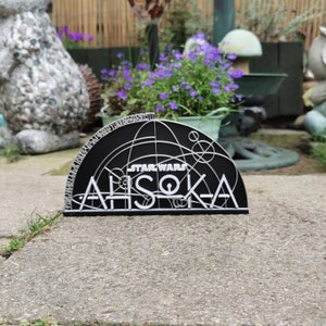Ahsoka Series Logo Art Sign - 3D Printed - Star Wars - Etsy