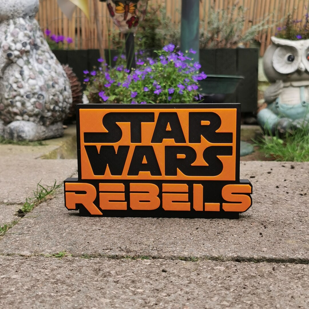 Star Wars Rebels Series Logo Sign 3D Printed - Etsy