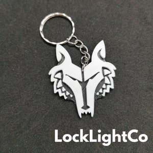 Wolfpack Logo Sign Keyring/keychain Personalised Gift Collectible Great ...