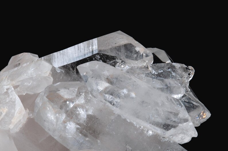 Arkansas Quartz Crystal Cluster - Triple Double Terminated Clear ...