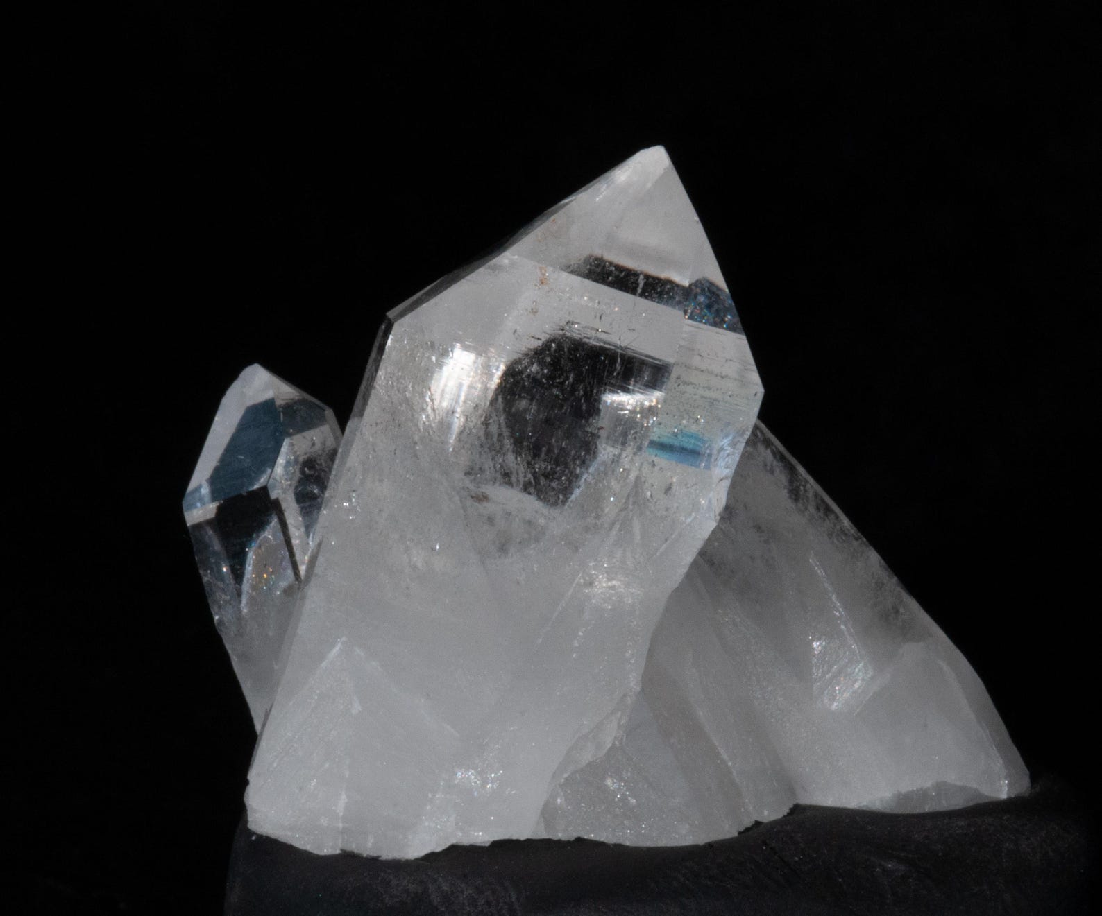 Arkansas Quartz Crystal - Clear Mini Cluster With Rainbow - Etsy