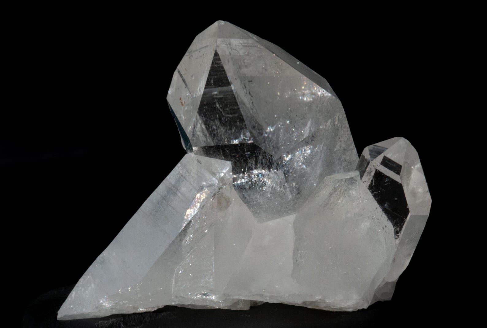 Arkansas Quartz Crystal - Clear Mini Cluster With Rainbow - Etsy