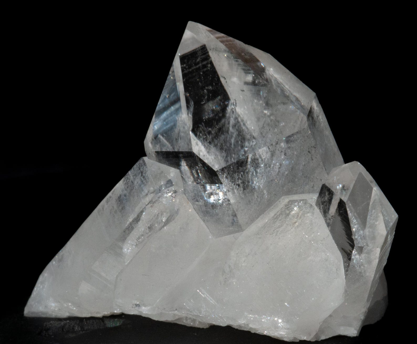 Arkansas Quartz Crystal - Clear Mini Cluster With Rainbow - Etsy