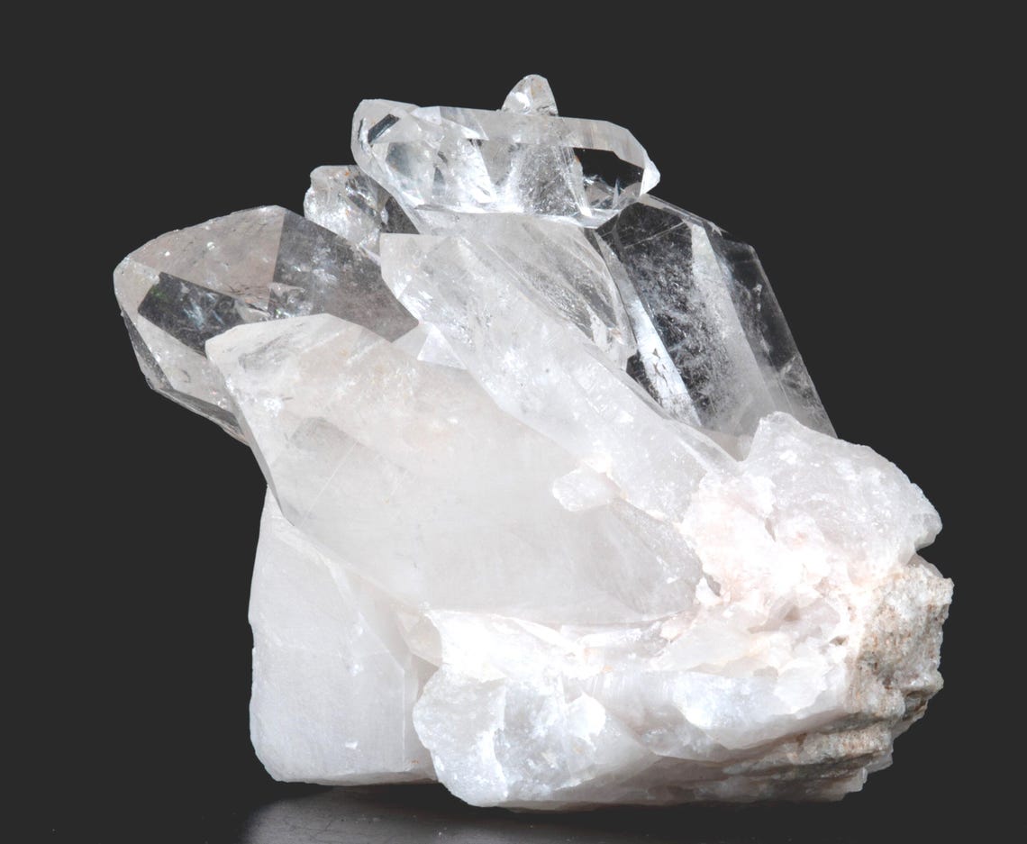 Arkansas Quartz Crystal Cluster - Triple Double Terminated Clear ...