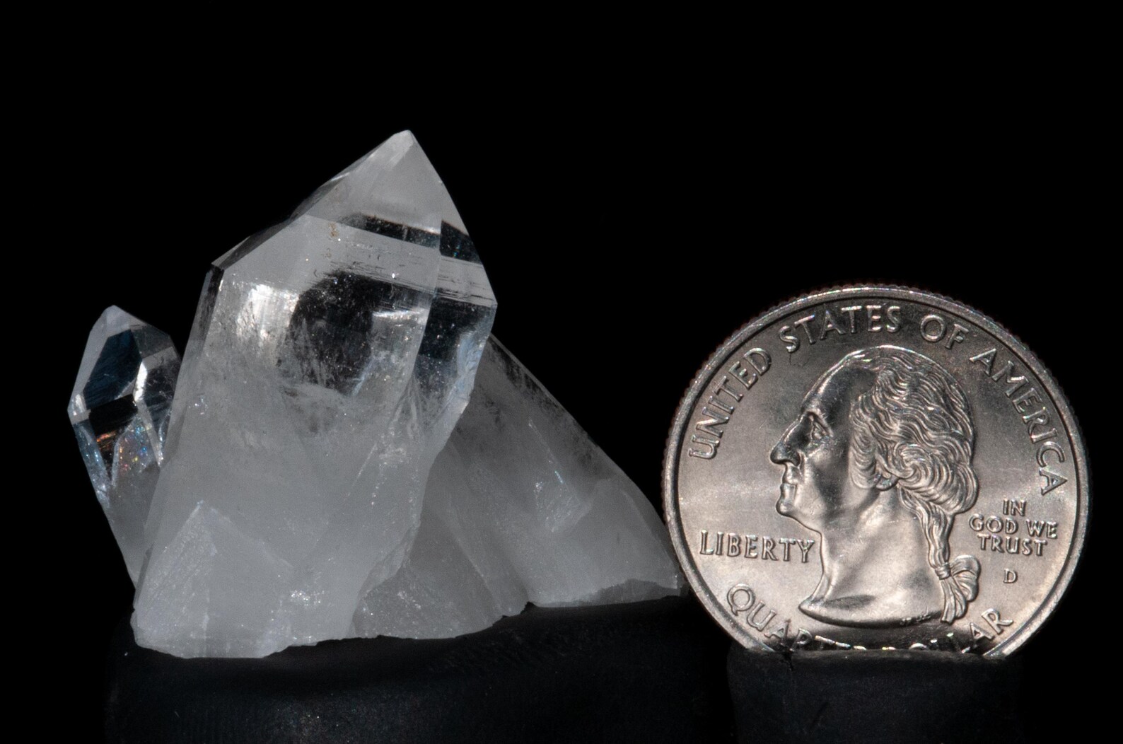 Arkansas Quartz Crystal - Clear Mini Cluster With Rainbow - Etsy