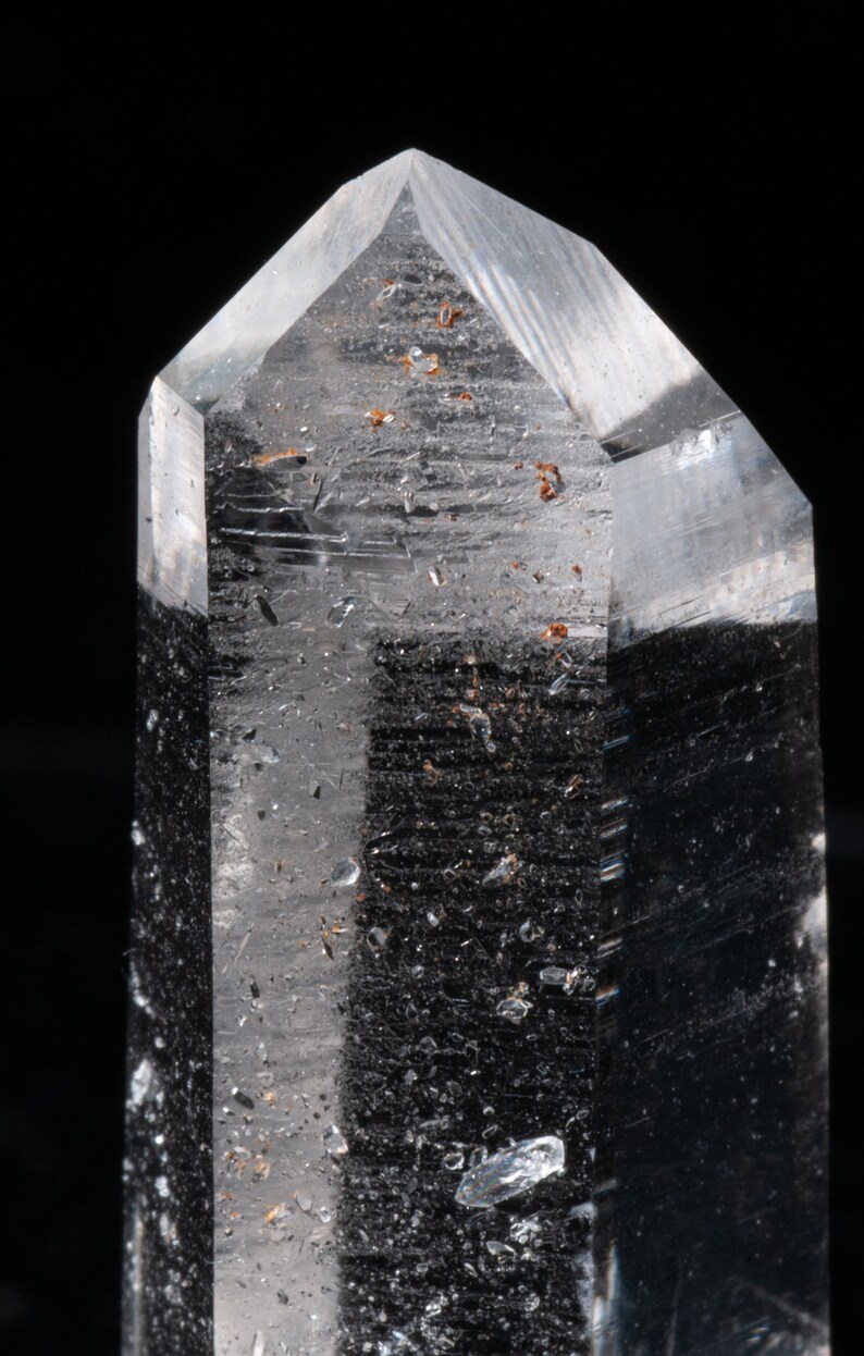 Silver Light Channel Lemurian Quartz Clear Single Point Crystal From ...