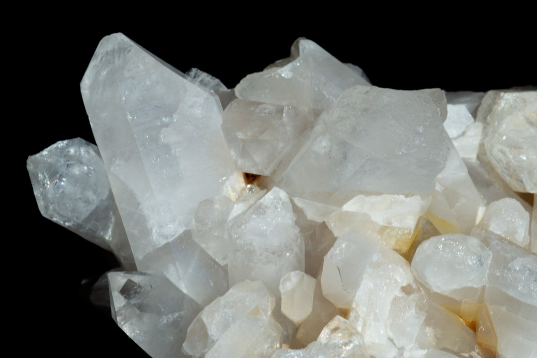 Milky Quartz Arkansas Crystal Cluster - Etsy