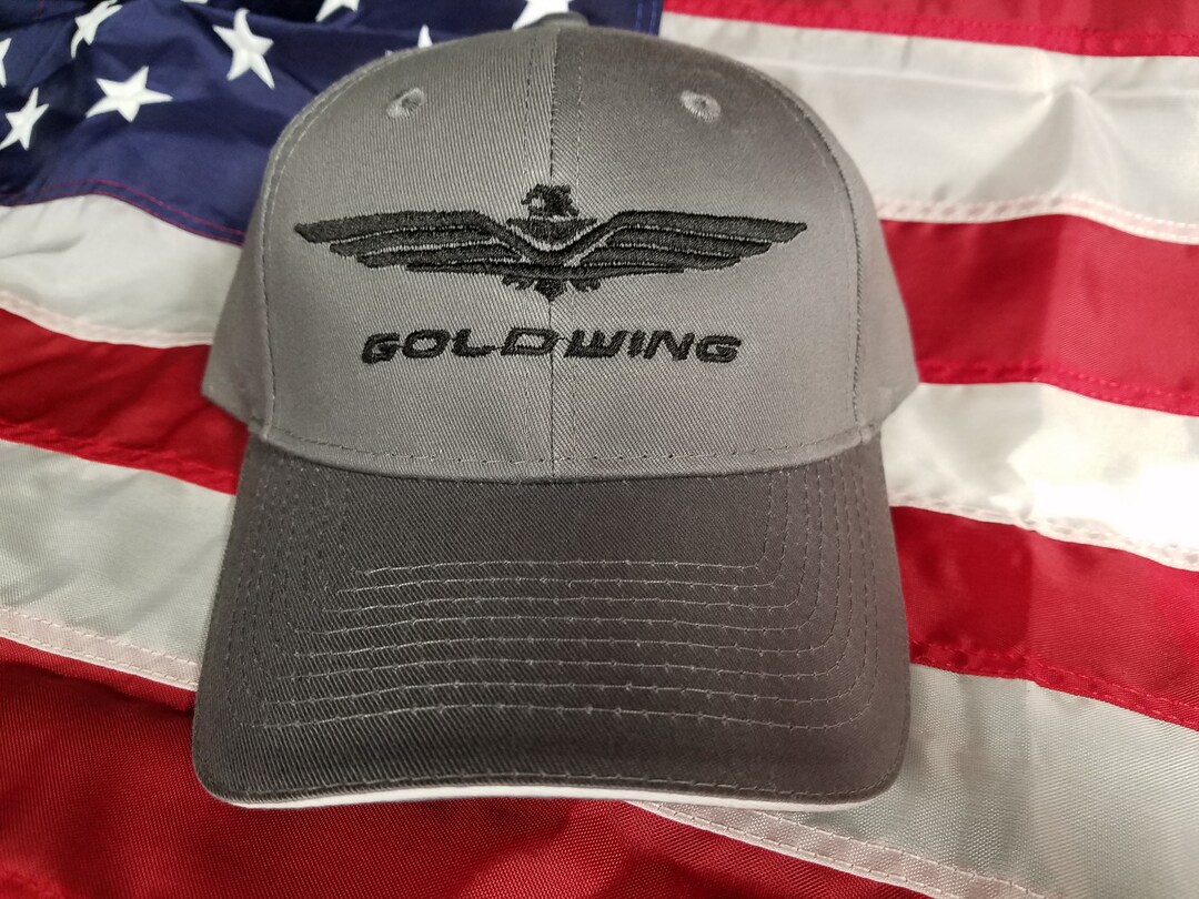 Goldwing Embroidered Cap Charcoal Gray - Etsy