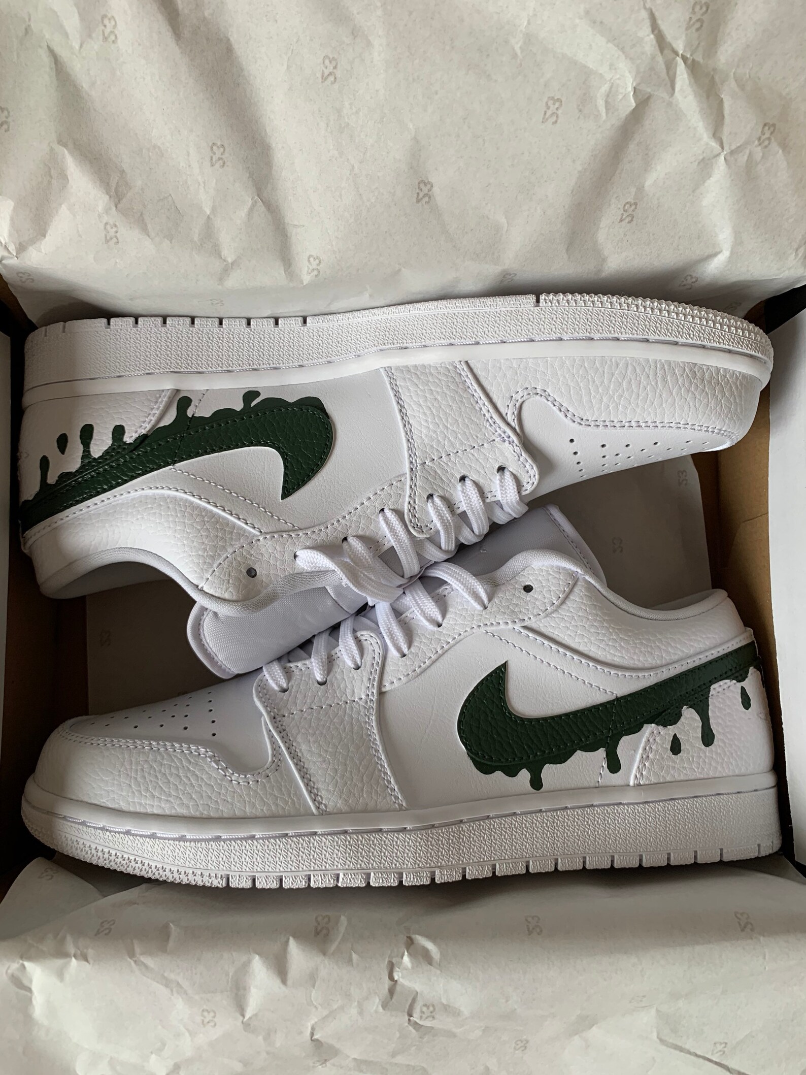 Jordan 1 Low Drip Custom - Etsy UK
