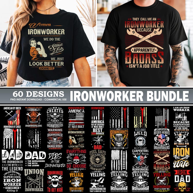 60 Ironworker Png Bundle, Funny Welding Sublimation Png, Iron Worker Appreciation Gift ...