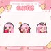 Cute Zero Two Emotes / Emojis for Twitch Streamers, Youtubers, Discord ...