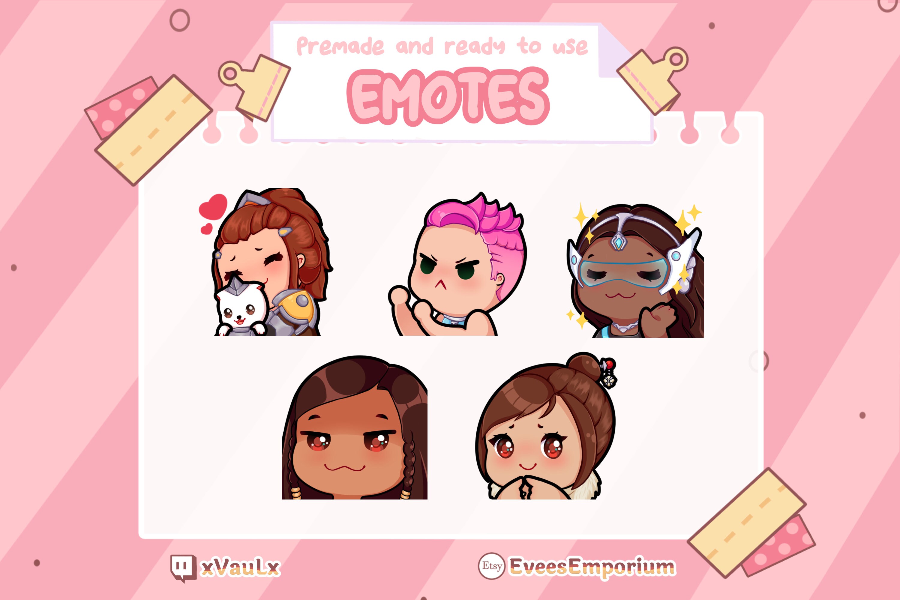 Lindos emotes de overwatch / Emojis Para streamers de twitch, youtubers ...