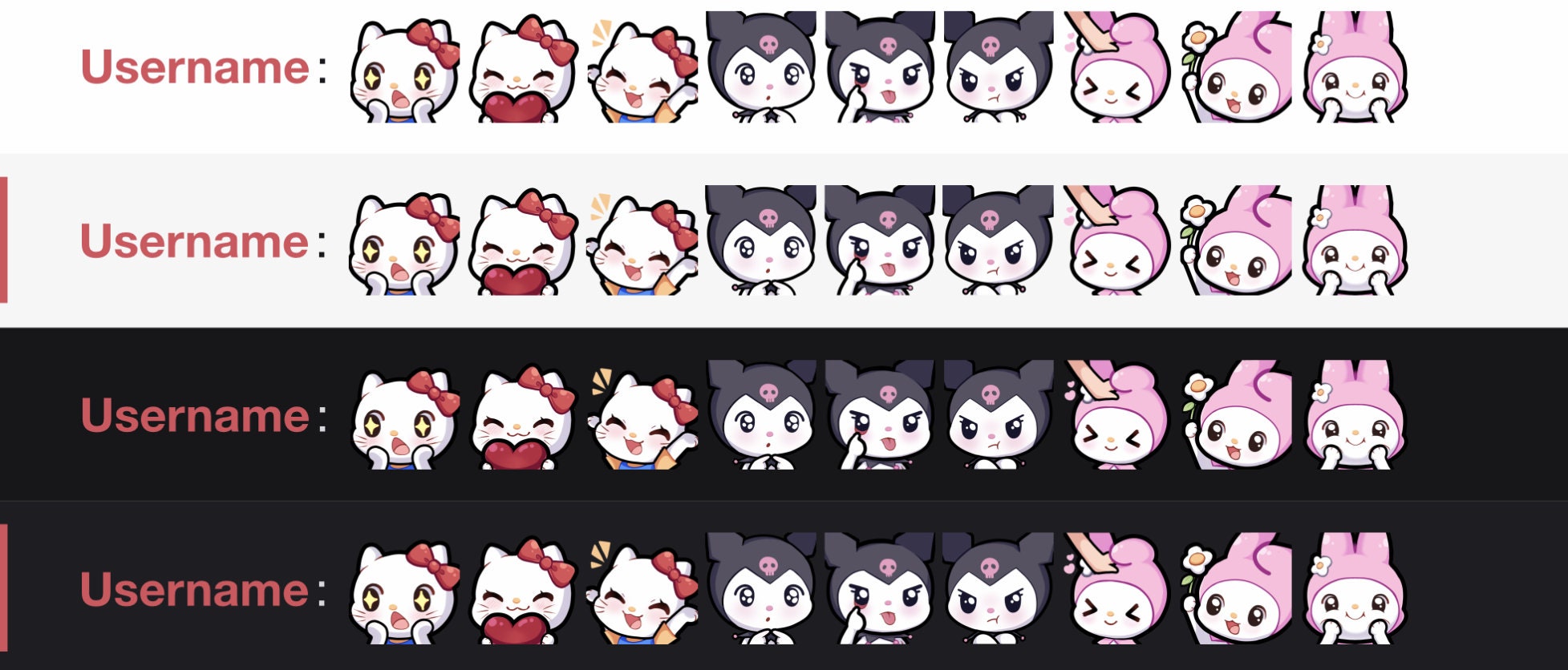 Cute Plush Aesthetic Package, Twitch Emote and Badges for Twitch ...