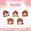 Cute Zero Two Emotes / Emojis for Twitch Streamers, Youtubers, Discord ...