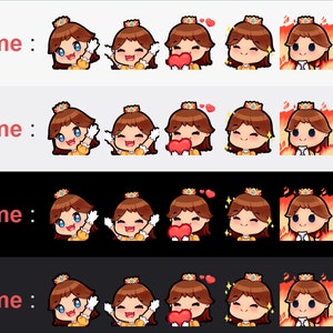 Cute Super Mario Emote and Badges Set for Twitch Streamers, Youtubers ...