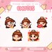 Cute Princess Daisy Emotes / Emojis for Twitch Streamers, Youtubers ...