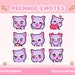 Cute Princess Daisy Emotes / Emojis for Twitch Streamers - Etsy Canada