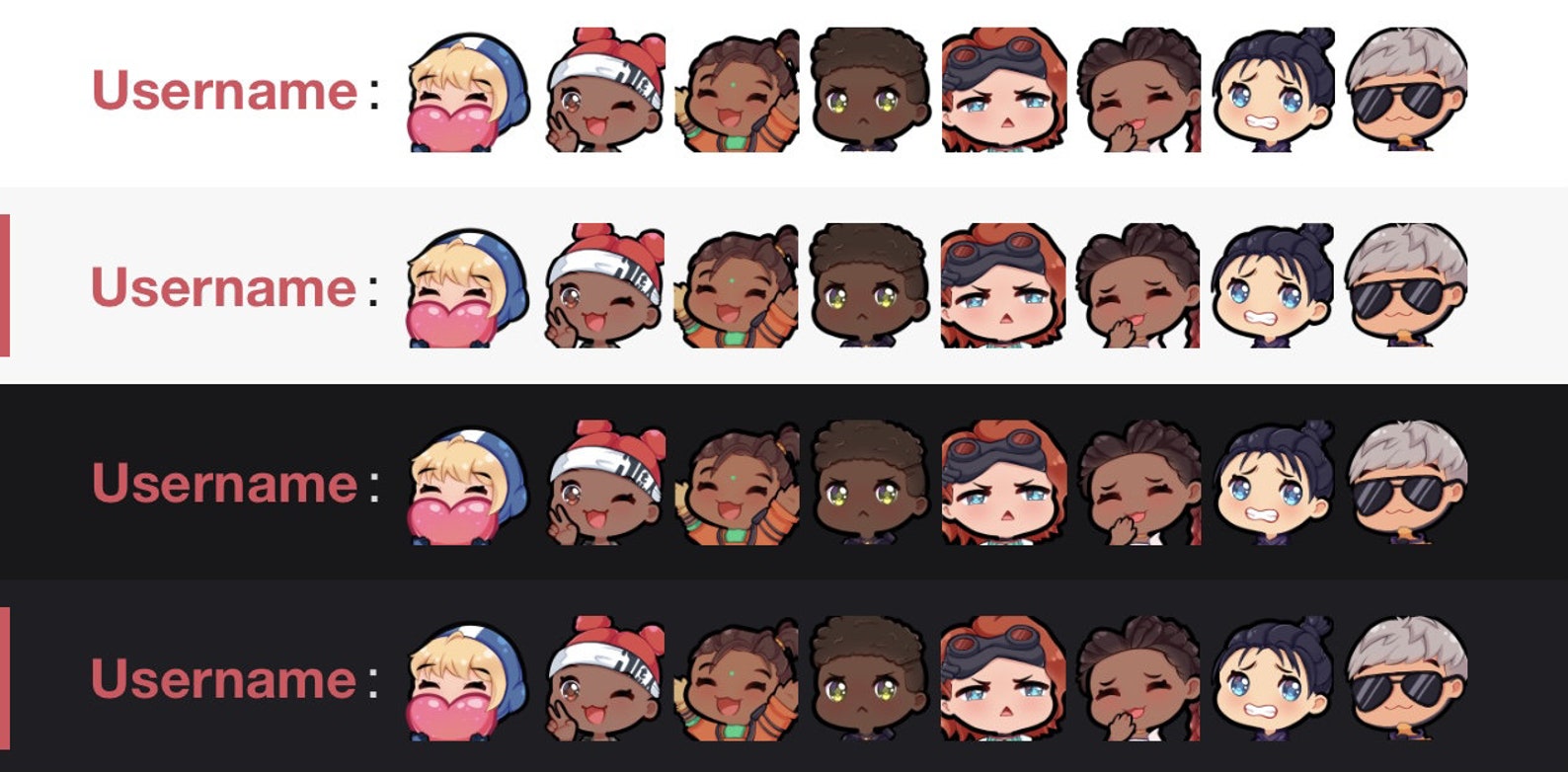 Cute Apex Legends Emotes / Emojis for Twitch Streamers, Youtubers ...