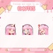 Cute Zero Two Emotes / Emojis for Twitch Streamers, Youtubers, Discord ...