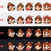 Cute Princess Daisy Emotes / Emojis for Twitch Streamers, Youtubers ...
