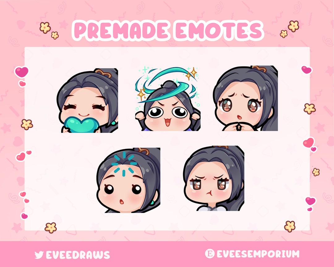 Cute Sage Valorant Emotes / Emojis for Twitch Streamers, Youtubers ...