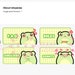 Cute Frog Panels for Twitch Streamers, Youtubers, Discord Instant ...