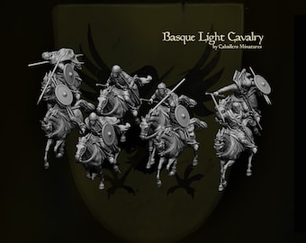 Medieval Basque Light Cavalry Historical 1/72 28mm 32mm - Etsy