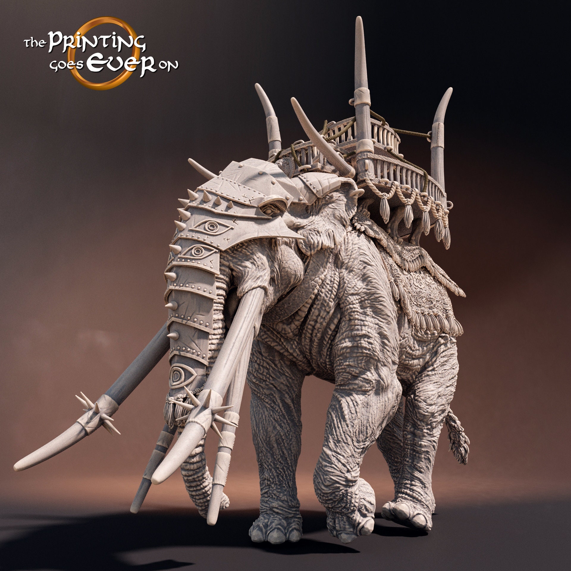 Toys Miniature Toys Precision 3D Resin Prints Massive Creature Elephant ...