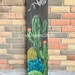 Spring Porch Leaner Sign Succulent Plants Hello Porch Leaner, Spring ...