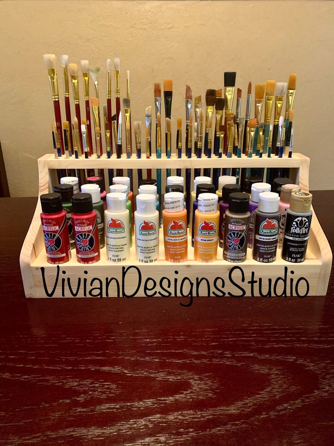 Craft Painting Brushes Storage Organization Holder/ Unique Custom ...