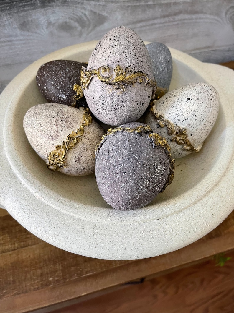 Vintage Rustic Easter Eggs ,neutral Tone , Texture Easter Eggs ...
