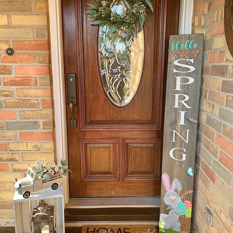Spring Porch Sign - Etsy