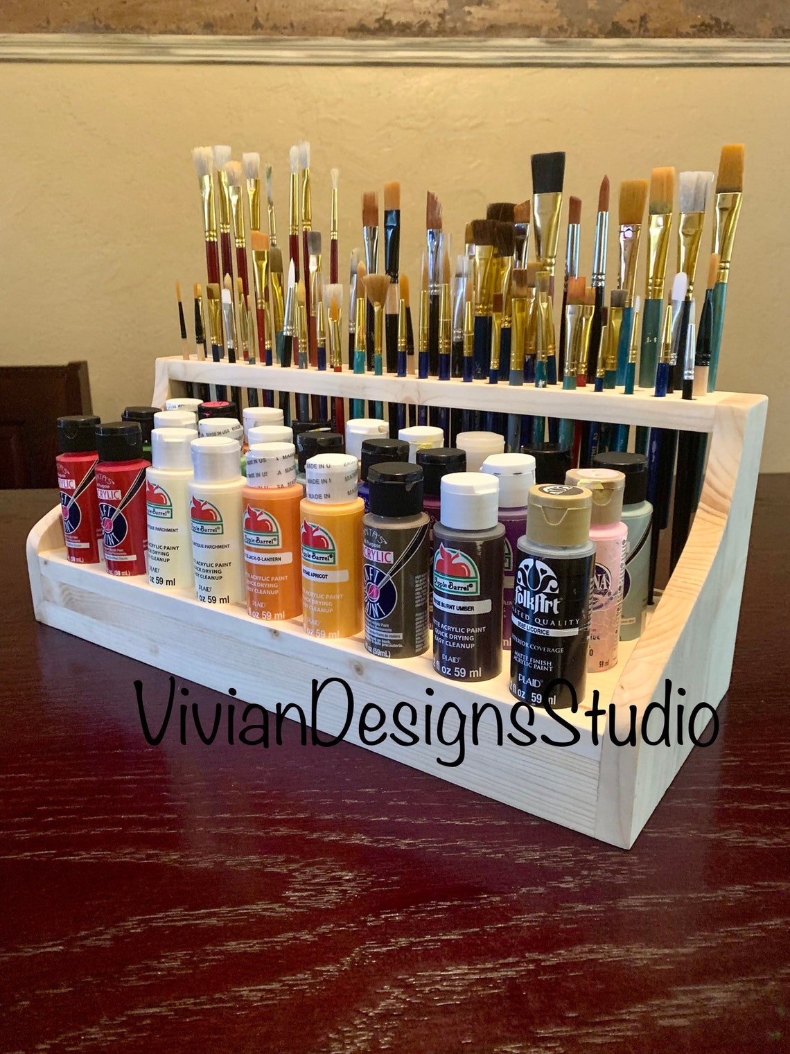 Craft Painting Brushes Storage Organization Holder/ Unique Custom ...