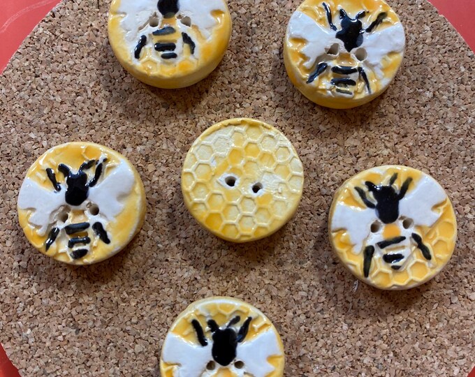 Bee Buttons Tiny Size - Etsy