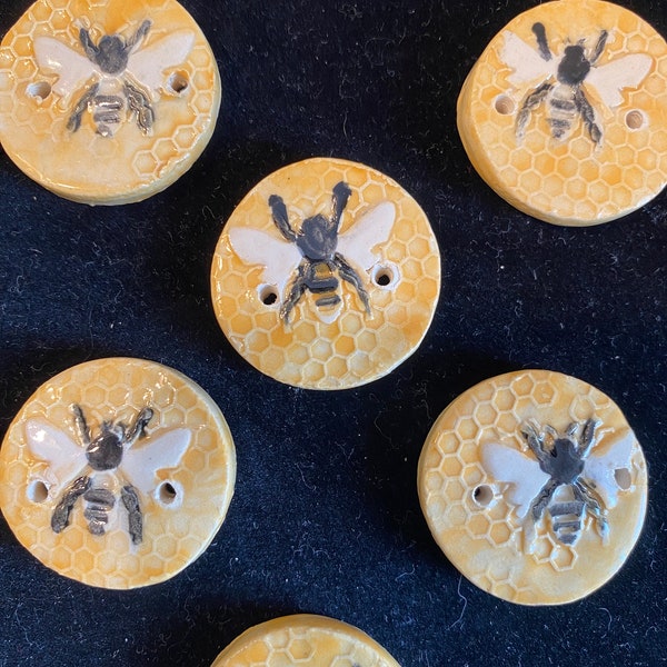 Bee Buttons - Etsy