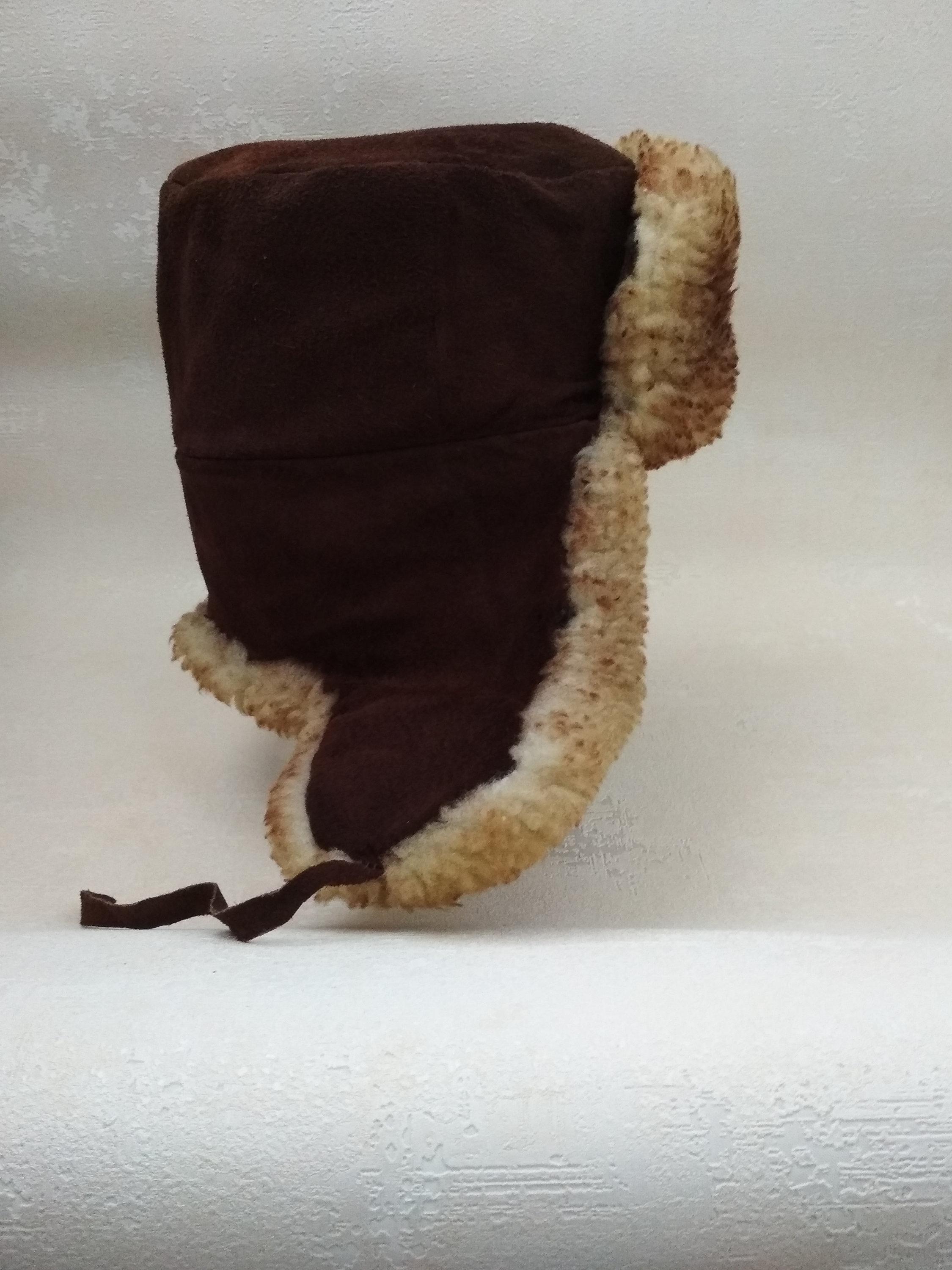 Men / Women Vintage Soviet Suede Sheepskin Ushanka Hat Fur Hat - Etsy